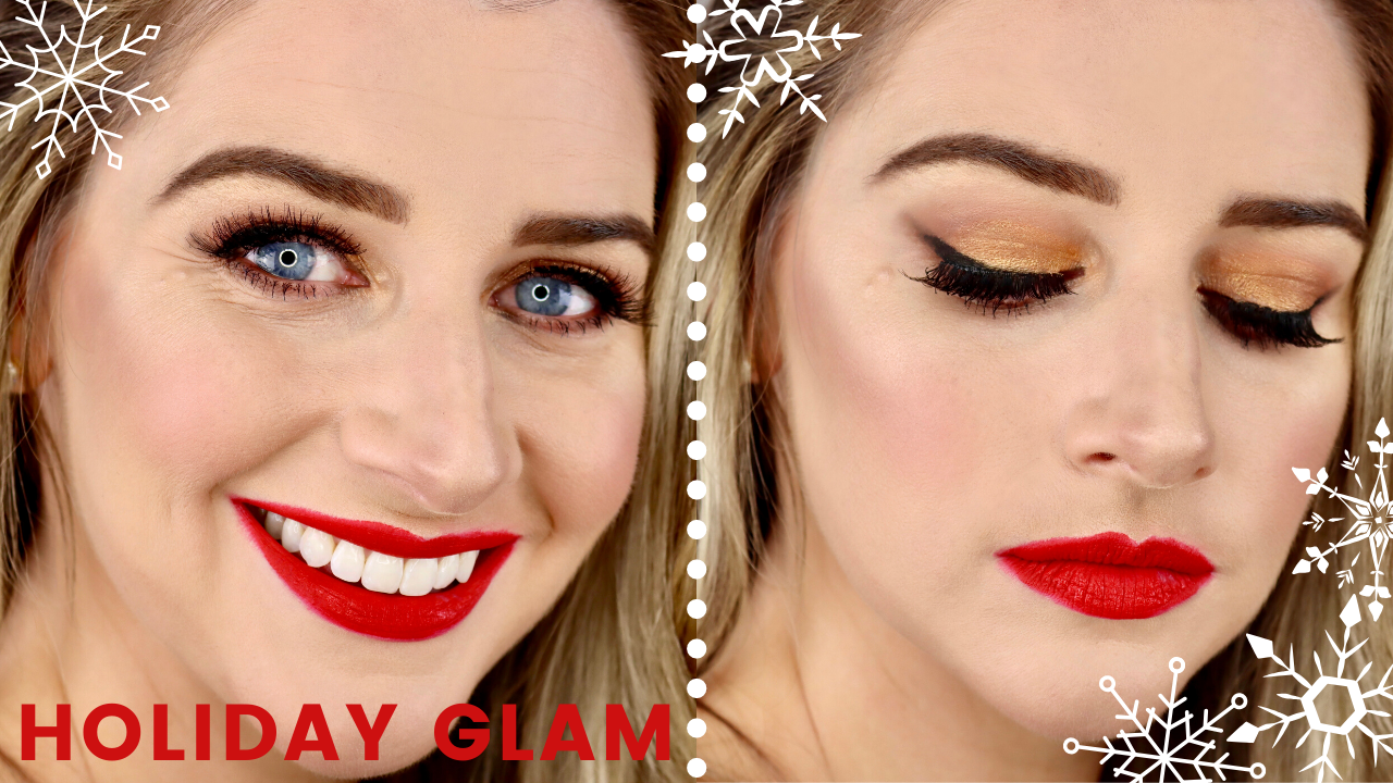 Holiday Full Glam Makeup Tutorial - The Style Blog